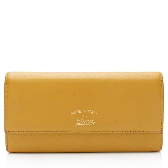 Gucci | Accessories | Gucci Leather Swing Continental Wallet | Poshmark